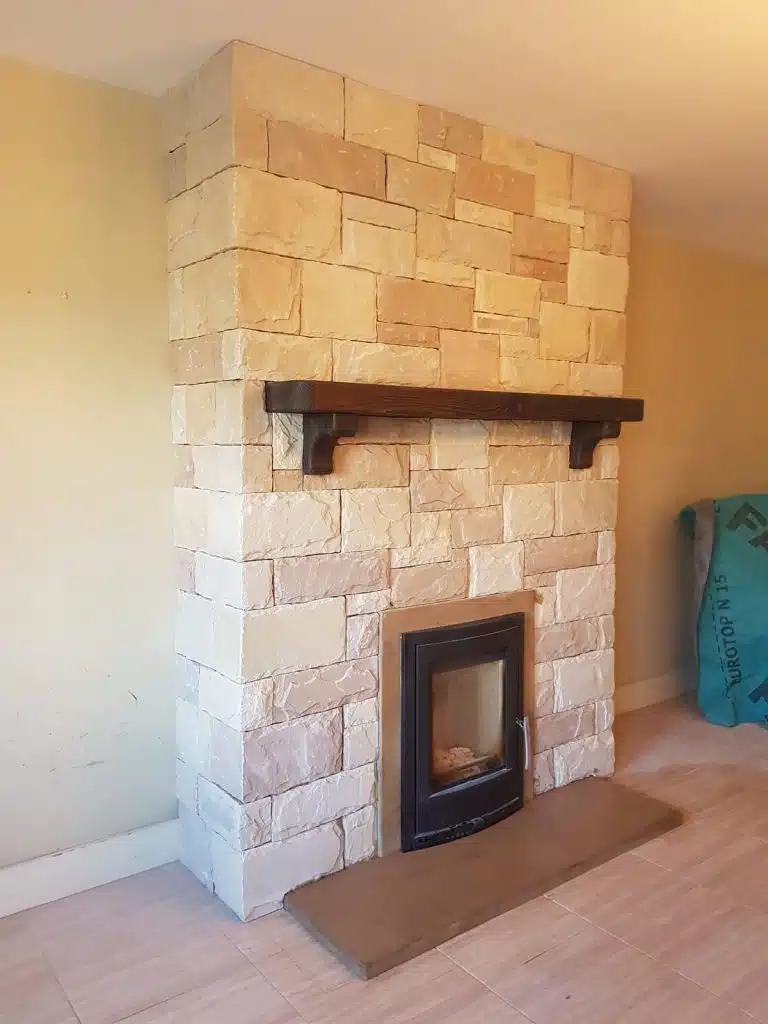 Fireplaces and Natural Stone Fireplaces | Thin Stone Ireland